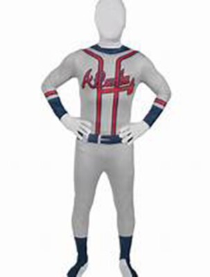 MLB Atlanta Braves Adult Halloween Team Uniform Skin Suit | eBay