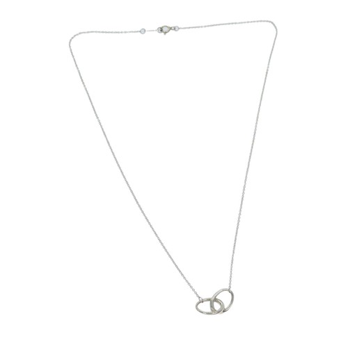 Tiffany & Co Double Loop Silver Silver Necklace Jewelry Authentic | eBay