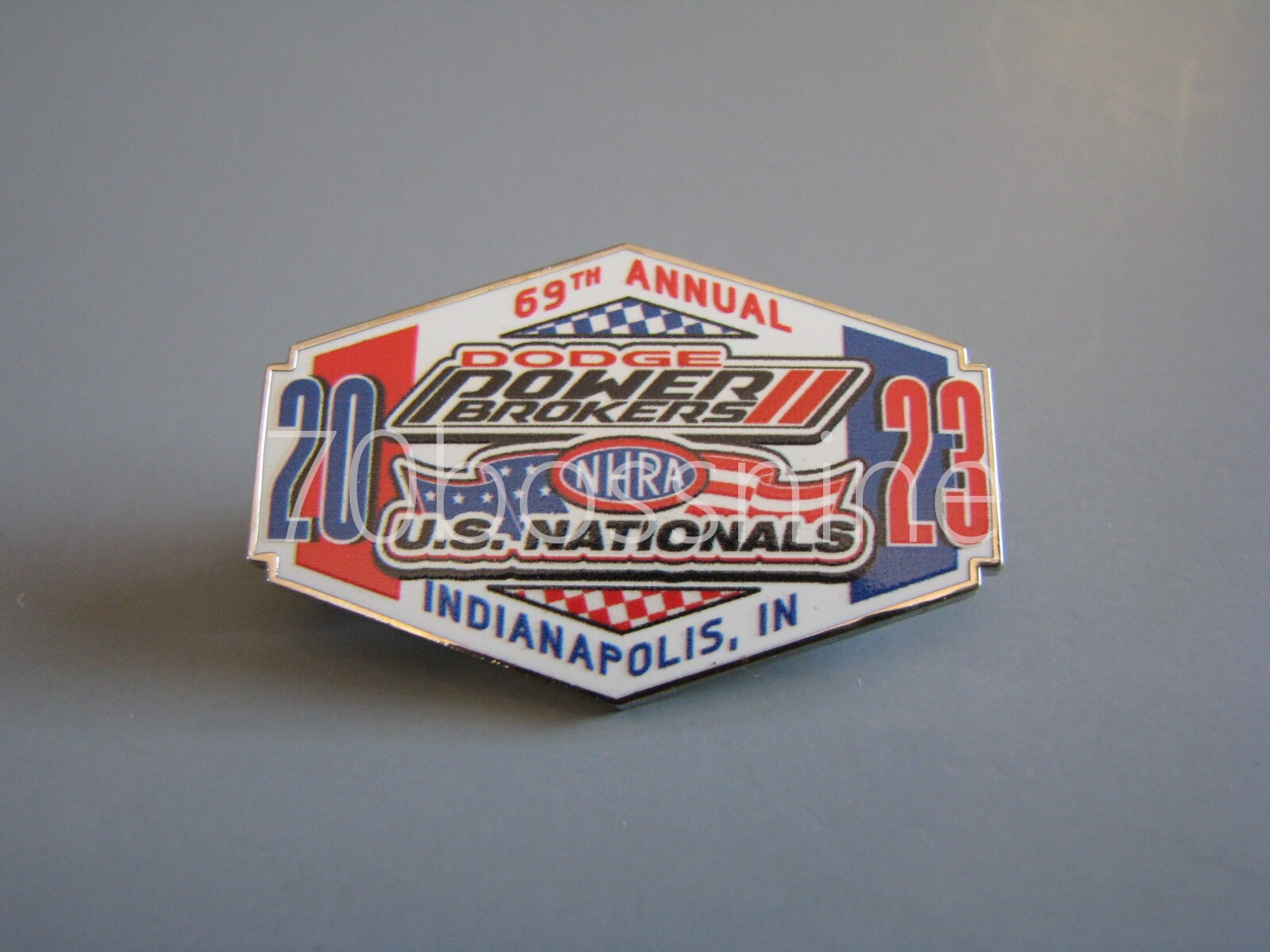 2023 U.S. NATIONALS INDIANAPOLIS INDY VER. 1 NHRA DRAG RACING HAT PIN ...
