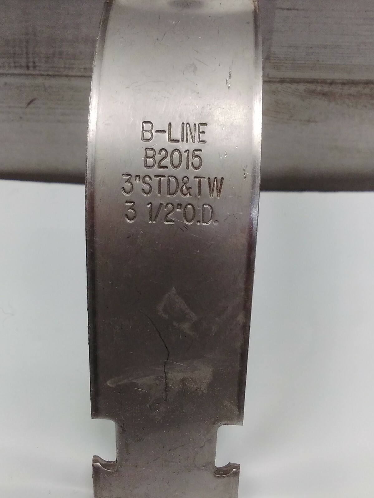 Lot of 2 Cooper B-Line B2015 Conduit to Strut Strap, 3" x 3-1/2" *No ...