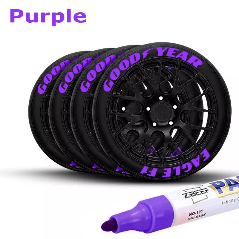 Total Tire Letters Waterproof Permanent Paint Marker Pen Car Tires ...