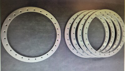 5 Forged aluminum beadlock rings for 96329 Jeep Wrangler 17" wheel 392 ...