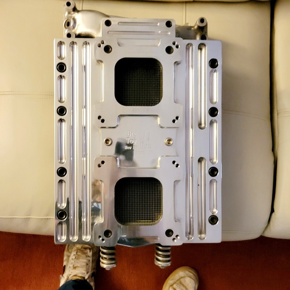 426 Hemi Blower Intake Manifold. With Custom Adapter Plate. ( BIG AL"S ...