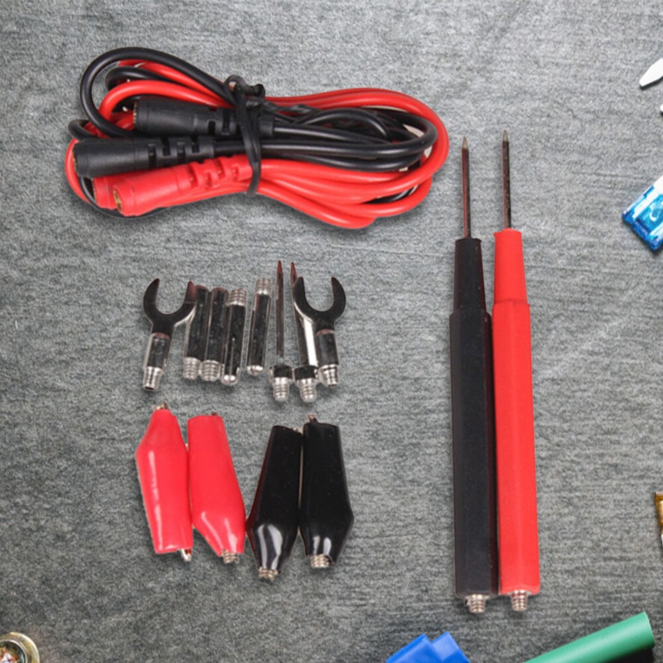 16 PCS Multimeter Test Leads Kit MultiMeter Tester Lead for Digital ...
