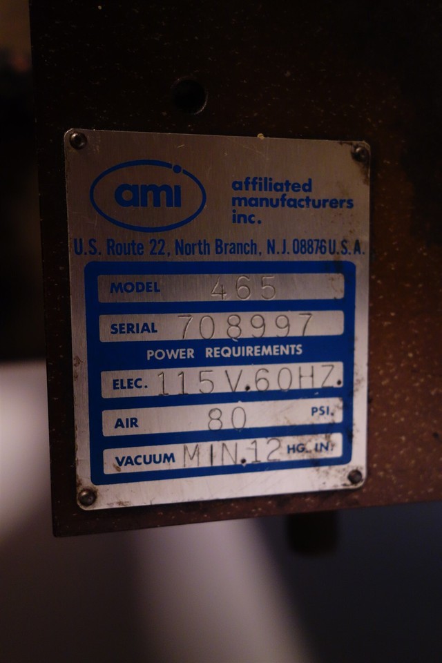 AMI Presco Model 465 Screen / Printer Semiconductor PCB Presco | eBay