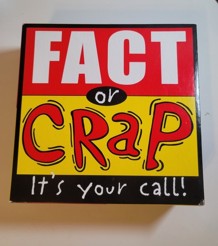 Fact Or Crap It's Your Call Board Game 2002 Imagination Entertainment ...