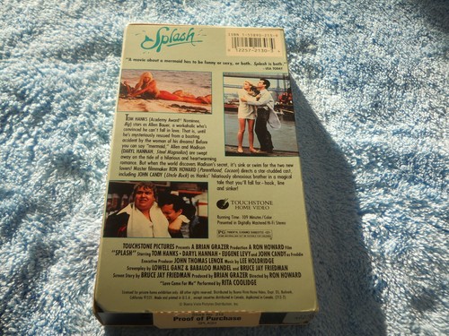 Splash (VHS, 1996) 12257213034| eBay