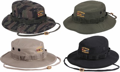 Boonie Hat Vietnam Veteran Embroidered Military Style Rothco | eBay