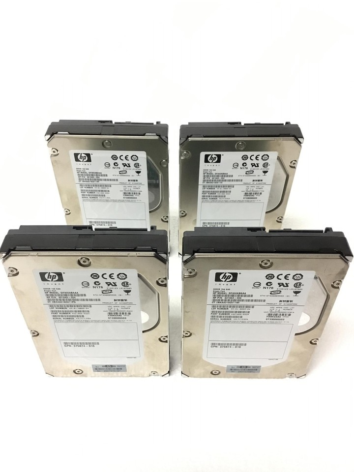 Lot of 8 HP 15K.5 300 GB, Internal,15000 RPM,3.5" ST3300655S HDD | eBay