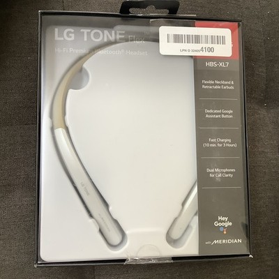 LG Tone Flex HBS-XL7 Bluetooth Wireless Stereo Neckband Earbud read ...