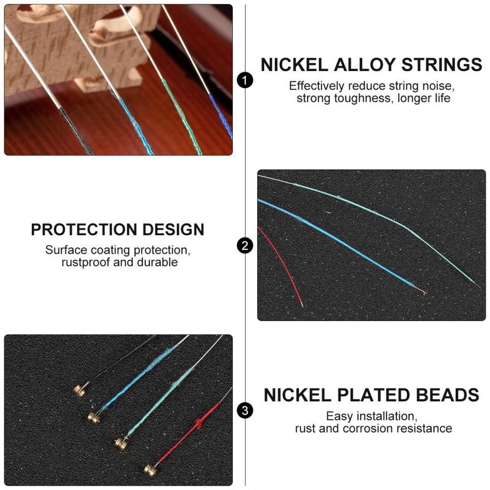 Wood Violin String Universal Violin String Violin Replacement Violin ...