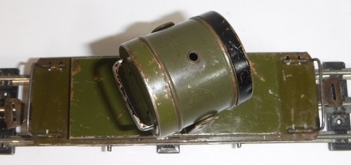 Marx Army Train Prewar Flat Car With Mirrored "Searchlight Spotlight ...