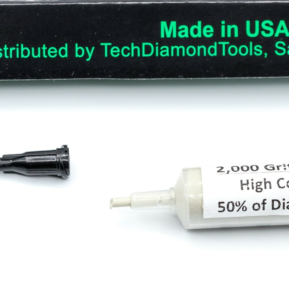 Diamond Paste Compound Polishing Lapidary; 10 Grams 50,000 Grit to 400 ...