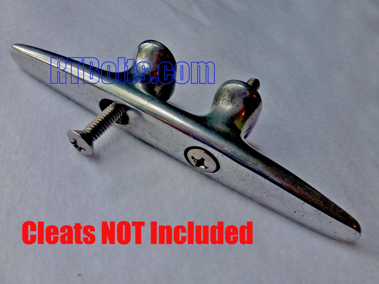 Boat Cleat Bolts for pair of 6” • 2 hole thru-type cleats • Stainless ...