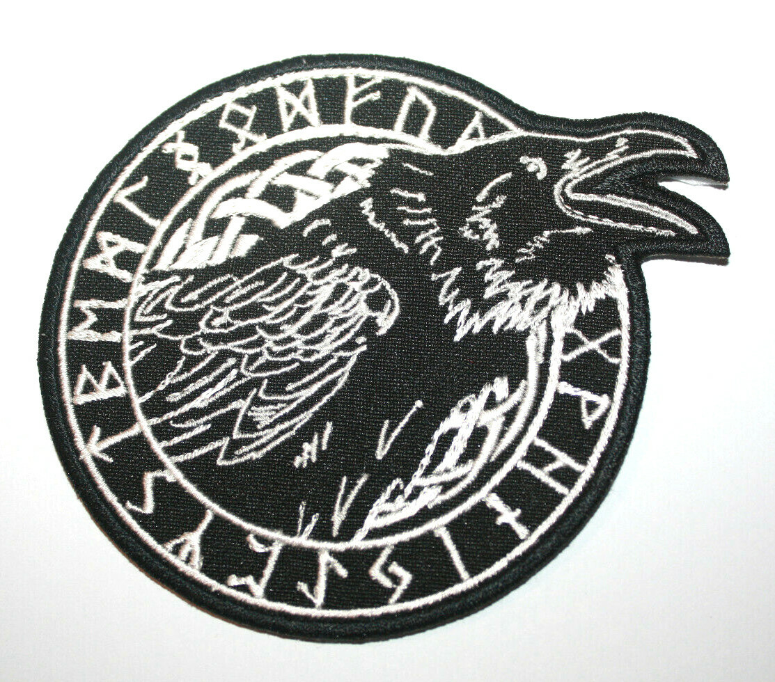 Morale Patch Viking Scandinavian Mythology Cawing Black Cows Hook&Loop ...