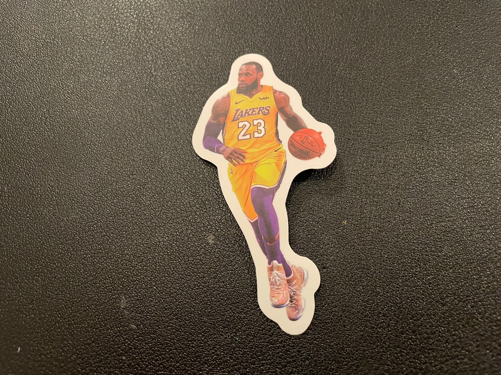LEBRON JAMES STICKER LA Lakers Los Angeles Lakers NBA Basketball ...