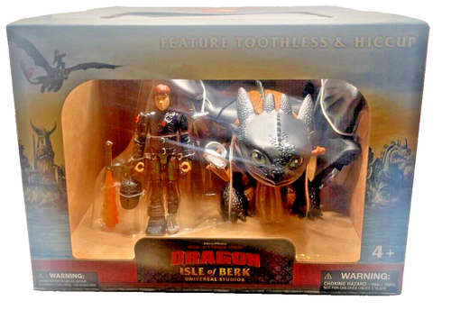 How To Train Your Dragon Isle of Berk Toothless & Hiccup Figure Epic ...