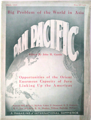 Rare Pan Pacific Magazine, Apr. 1919 Vol 2 No 6, 105 years old | eBay