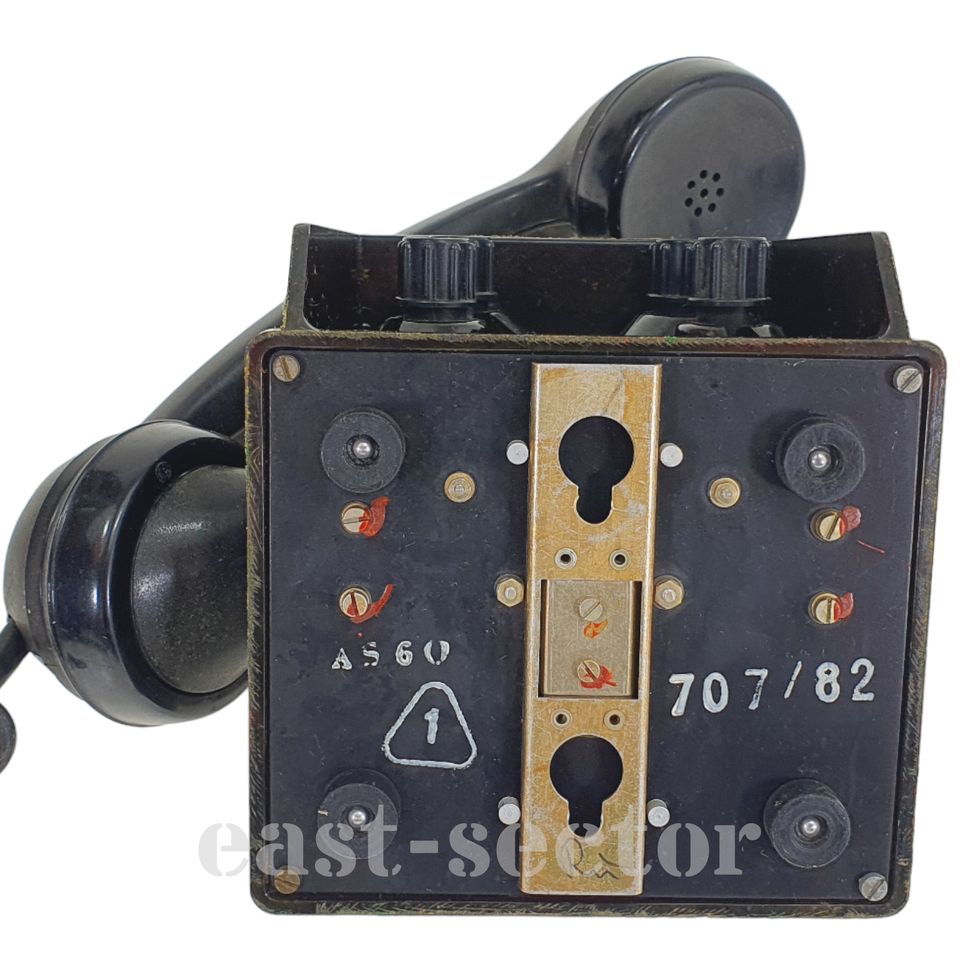 Military Field Bakelit Rotary Phone Telephone RFT AS60 German Army NVA ...