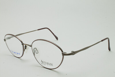 VINTAGE MARCHON FLEXON ACCUFLEX 401 ANTIQUE /MAUVE EYEGLASSES SIZE:50 ...