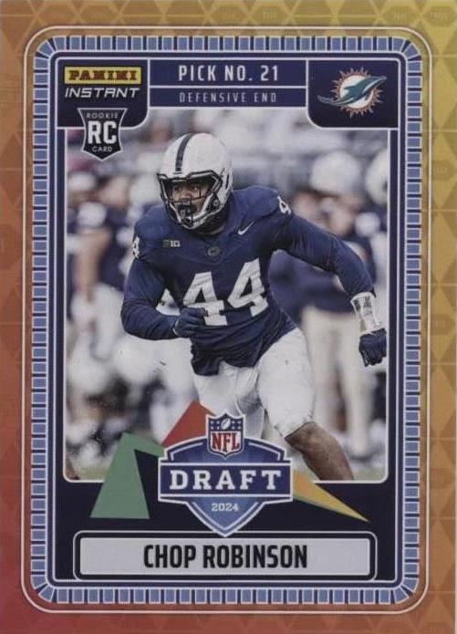 2024 Panini Instant Nfl Draft Night - Chop Robinson #NFLDN-17 /768 (RC ...