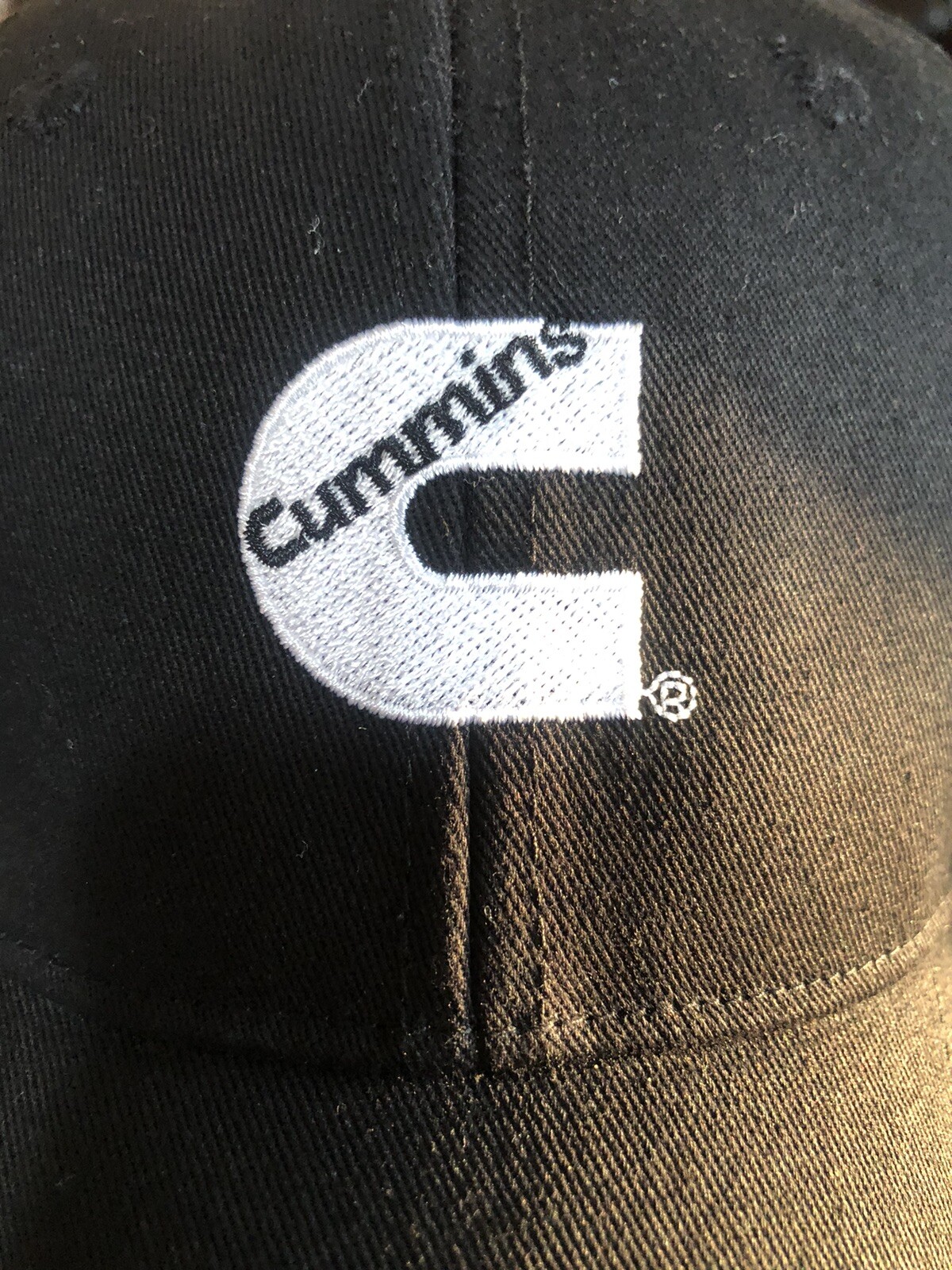 Cummins Curved Bill Embroidered Baseball Cap Hat Blac… - Gem