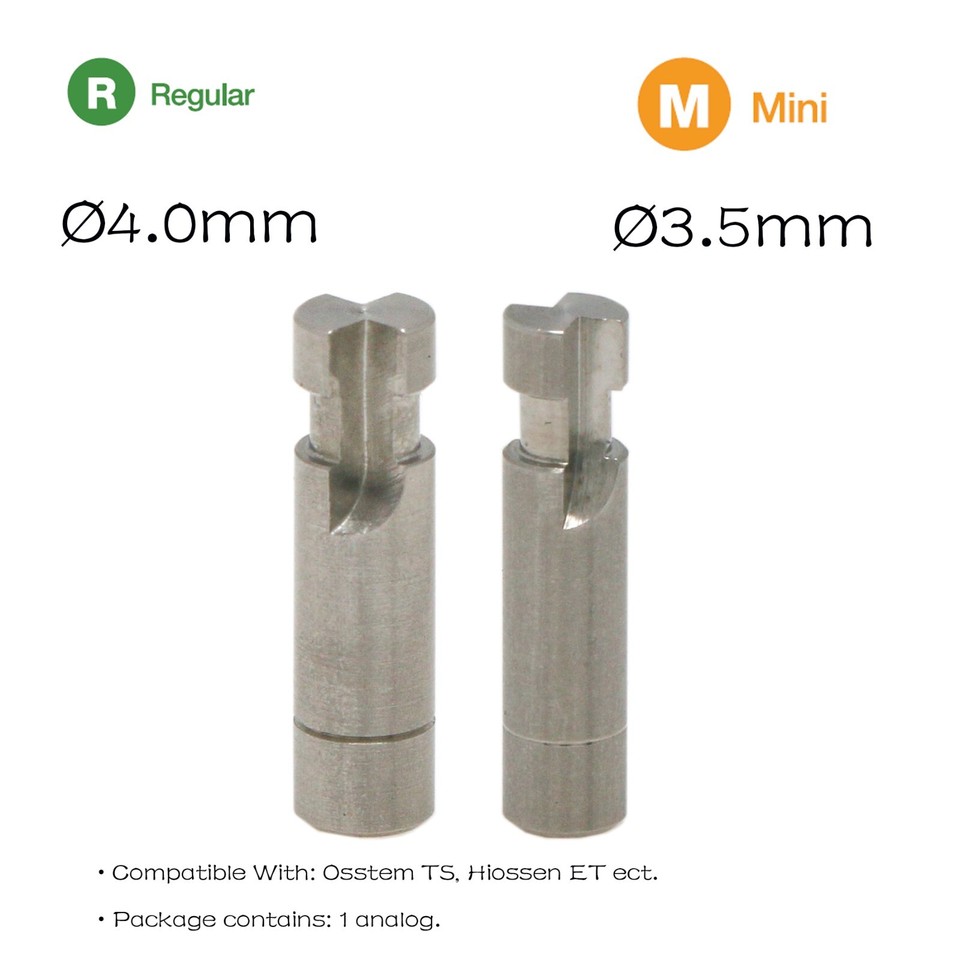 Hiossen Mini/Regular Hex Implants Locator/Healing Abutments Lab Analog ...