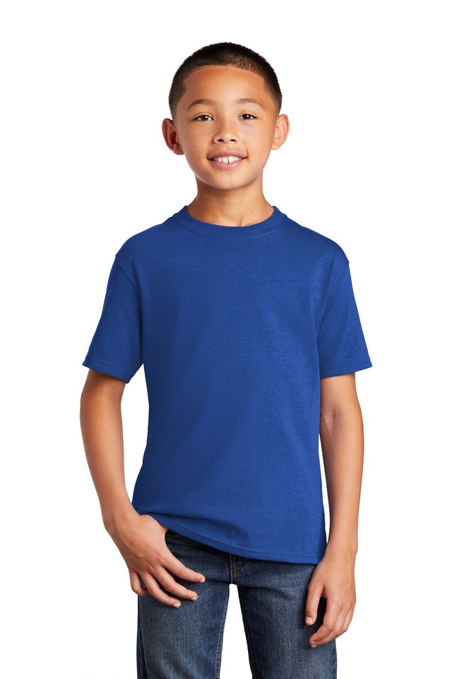 Port & Company PC54Y Youth Short Sleeve Core Cotton Crew Neck Stylish T ...