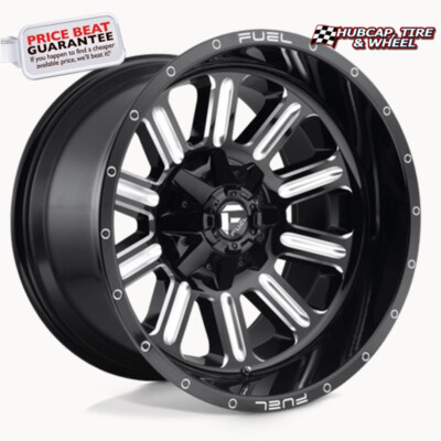 FUEL 1PC D620 GLOSS BLACK MILLED - 17X9 - 6X135/5.5 BP, 1MM Offset (1 ...