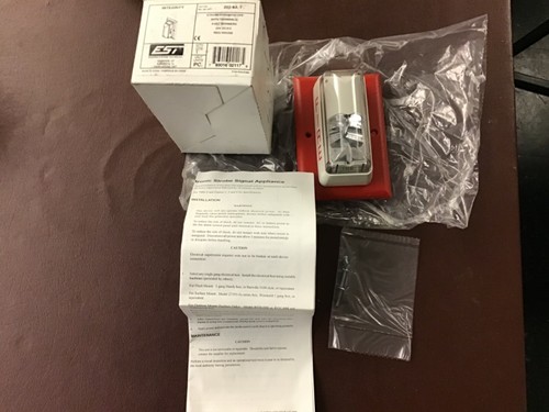 202-8A-T Strobe/ Stroboscope w/ Terminals/ Alec Borniers 24 VDC/ CC Red ...