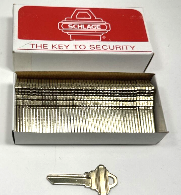 Schlage 35-101-468G Blank Keys Box of 50 - Locksmith Inventory | eBay