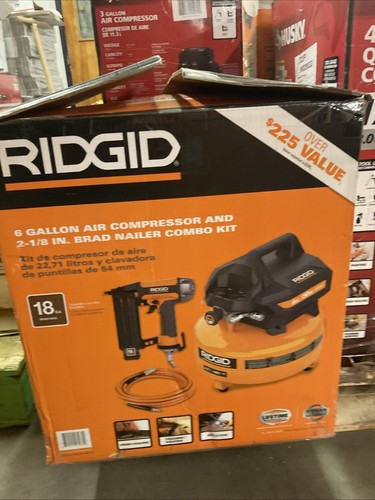 Rigid 6gallon Sir Compressor And 1-Tool Combo Kit | eBay
