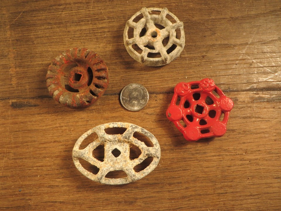 Lot 20 Vintage Water Faucet / Steam Valve Handles / Knobs Steampunk ...