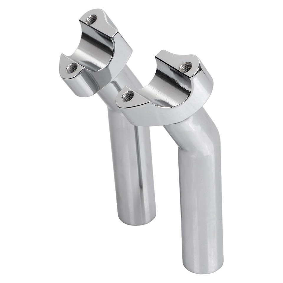 6" Pullback CNC Handlebar Riser For Harley Softail Sportster Dyna Fat ...
