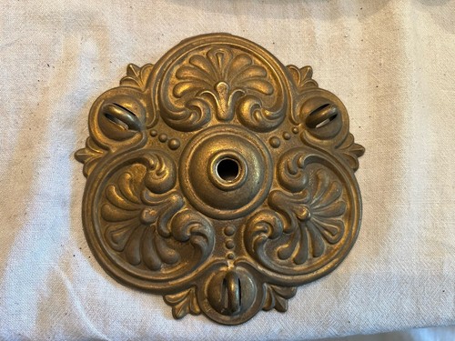 QUALITY Dull Brass Finish Electric Hanging Light Ceiling Fixture 3 ...