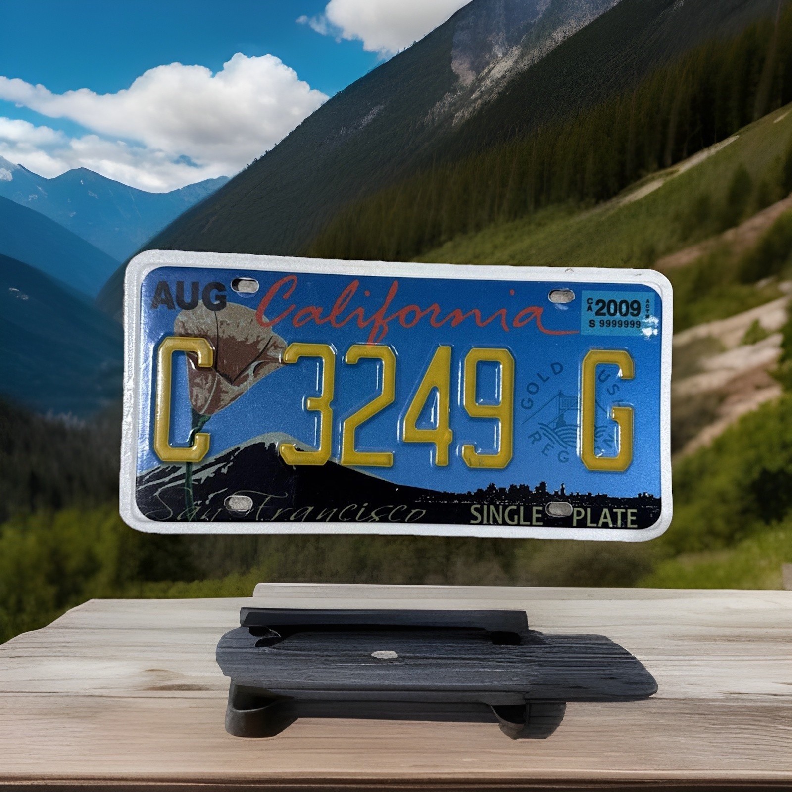 2009 San Francisco California Gold Rush Region License Plate | eBay