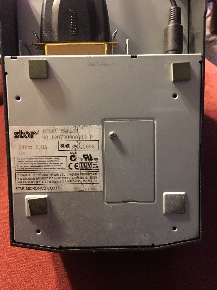 Star Micronics TSP600 Point of Sale Printer (Printer And Cables ...