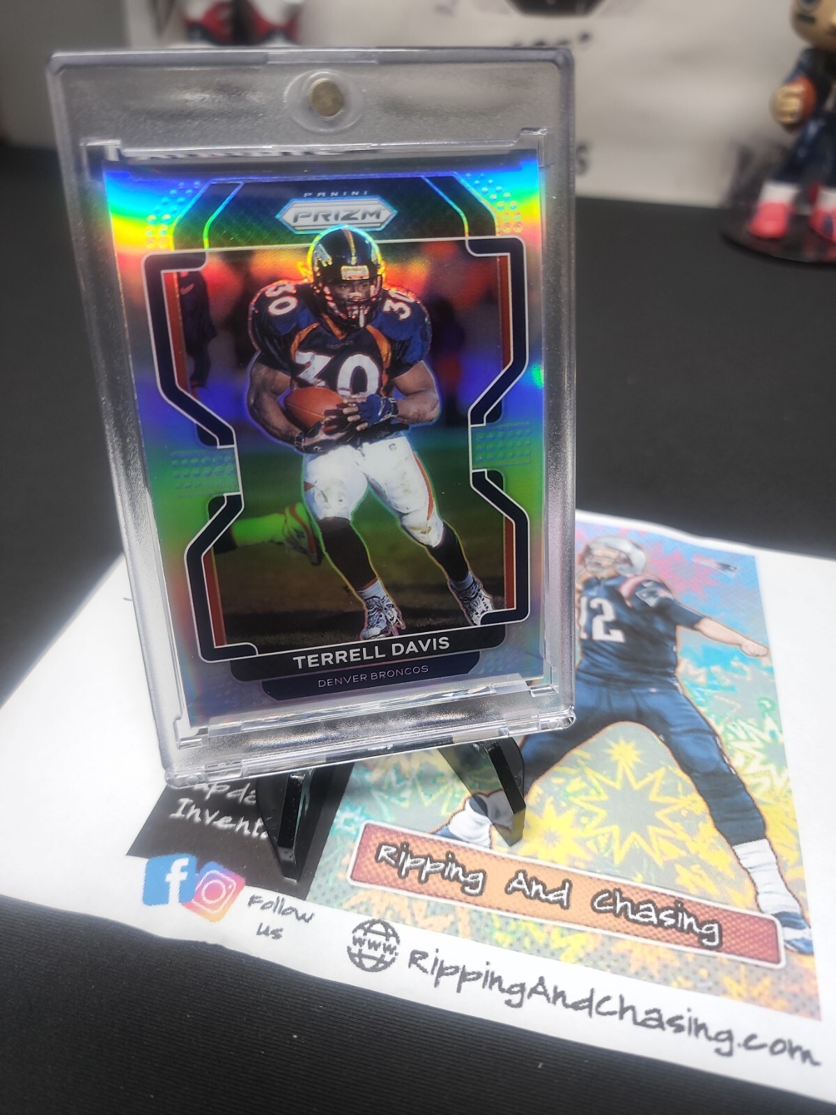 2021 Panini Prizm Terrell Davis Silver Prizm SP Denver Broncos HOF SB ...
