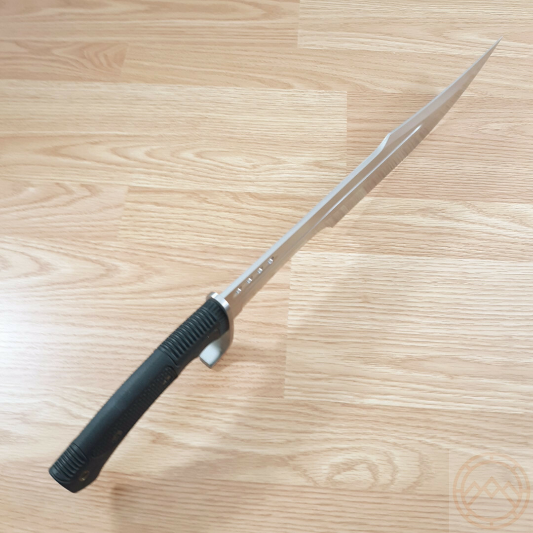 United Cutlery Honshu Spartan Fixed Sword 16.5" D2 Steel Blade Black ...