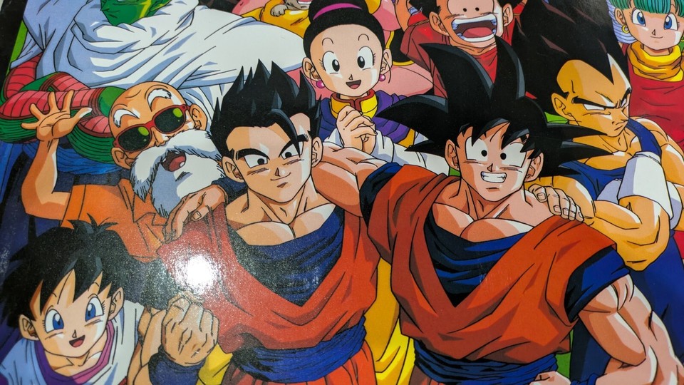 Vintage Dragon Ball Z Poster 1998 (The Whole Gang) (21" x 15") DBZ | eBay