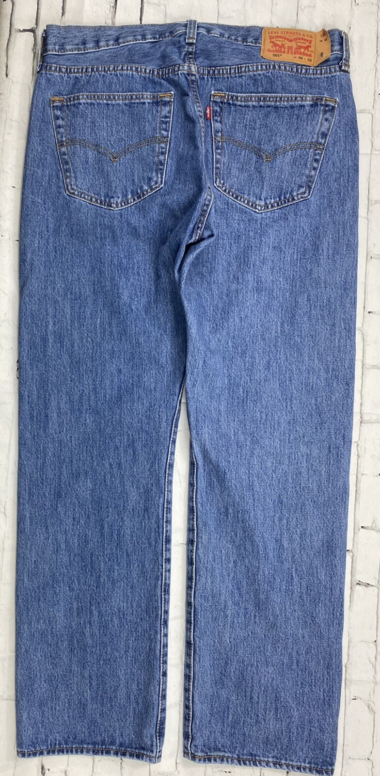 Levi’s 501 Original Button Fly Men’s Straight Jeans S… - Gem