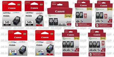 Canon PG540 CL541 PG540L CL541XL Genuine Ink Cartridges For TS5150 ...