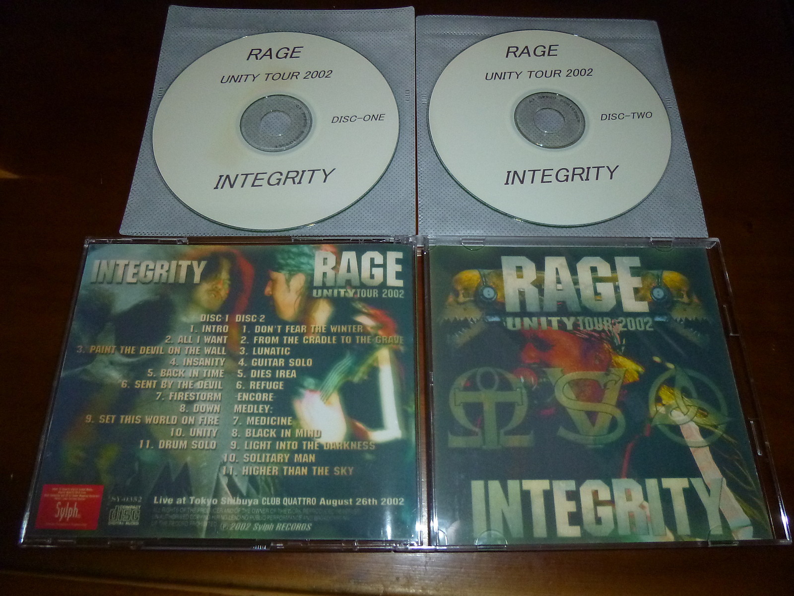 Rage / Unity JAPAN ORG 2CD A8 XIAN | eBay