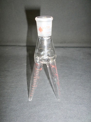 Kontes Ace Glass 14/20 4-Way Graduated Cow Type Distillation Receiver ...