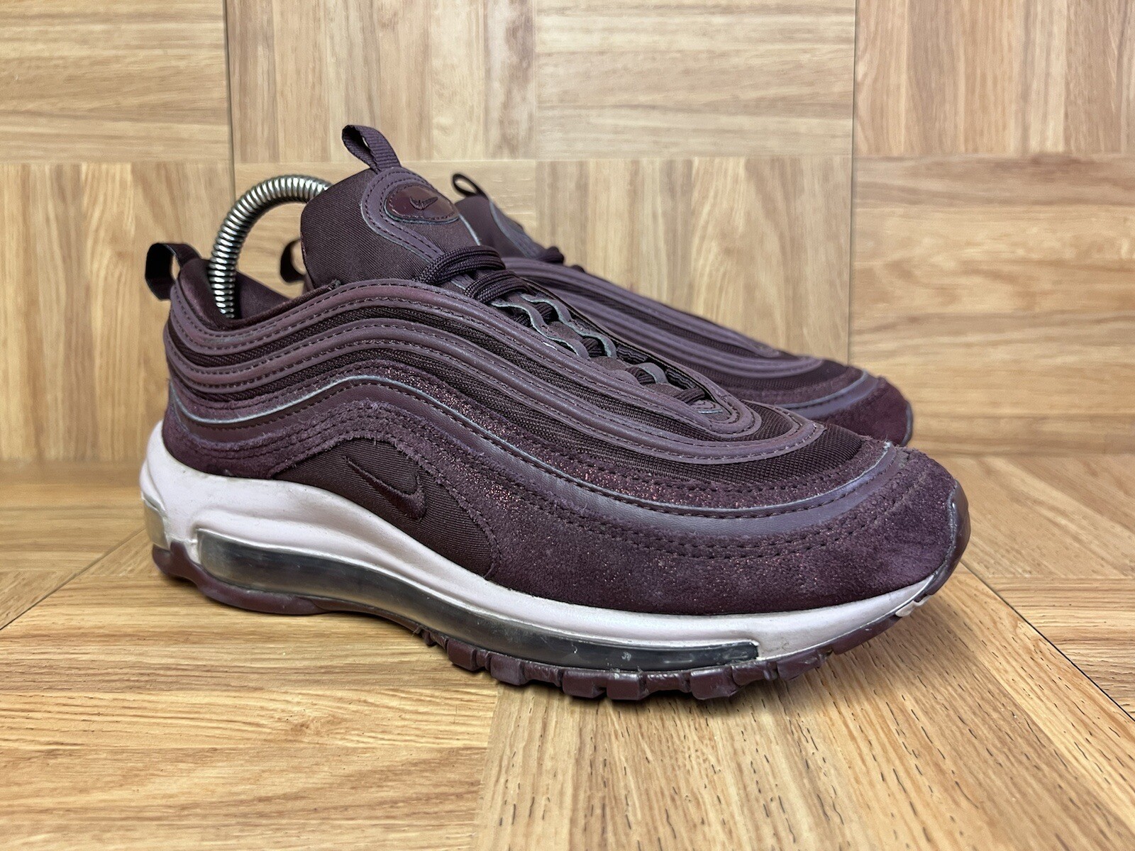 RARE🔥 Nike Air Max 97 Burgundy Crush Mahogany Sz 7.5… - Gem