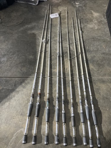 Lot Of 9 Johnny Morris Carbonlite 2.0 Fishing Rods(FOR PARTS OR REPAIR ...