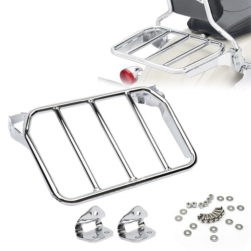 Breakout HoldFast Sissy Bar Luggage Rack for Harley Softail Fat Boy ...