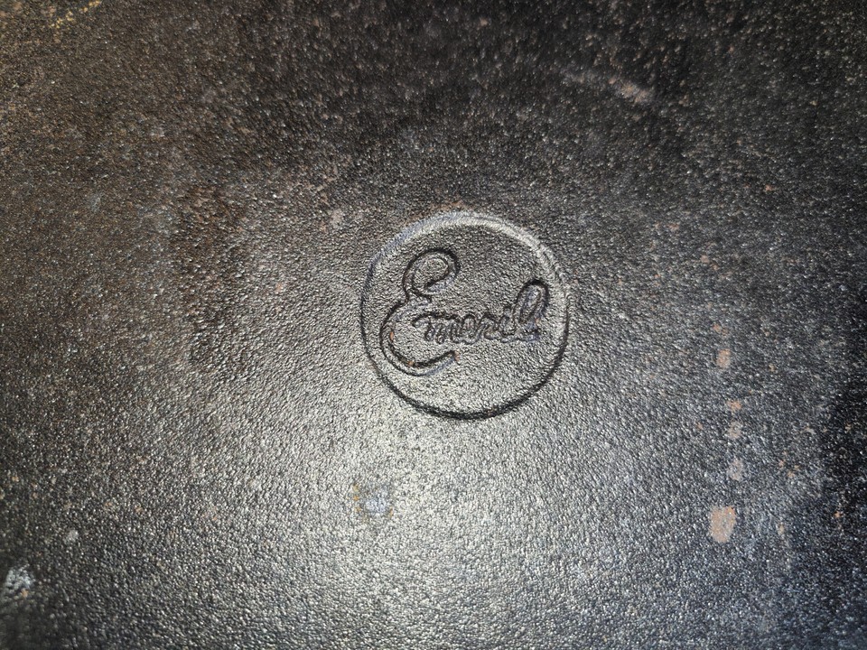 LARGE Flat Emeril 14” Cast Iron Skillet rare. | eBay