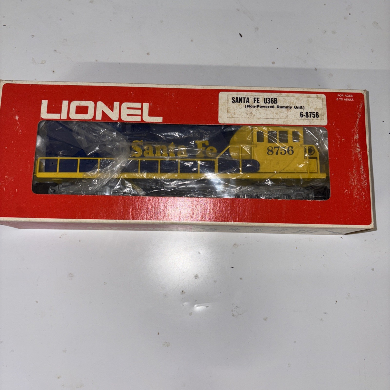 Lionel 6-8756 O Gauge Santa Fe U36B Diesel Locomotive EX/Box (DUMMY ...