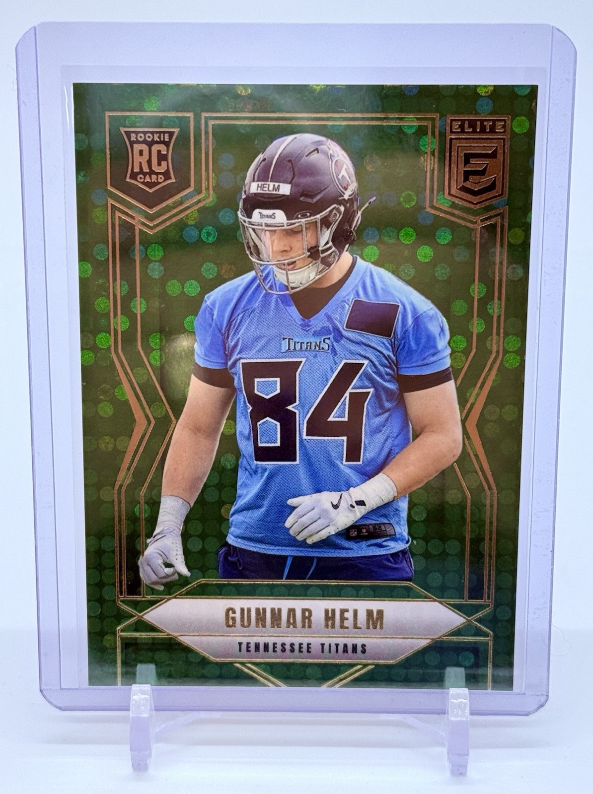2025 Donruss Elite Gunnar Helm #105 Green Disco Rookie RC Tennessee ...